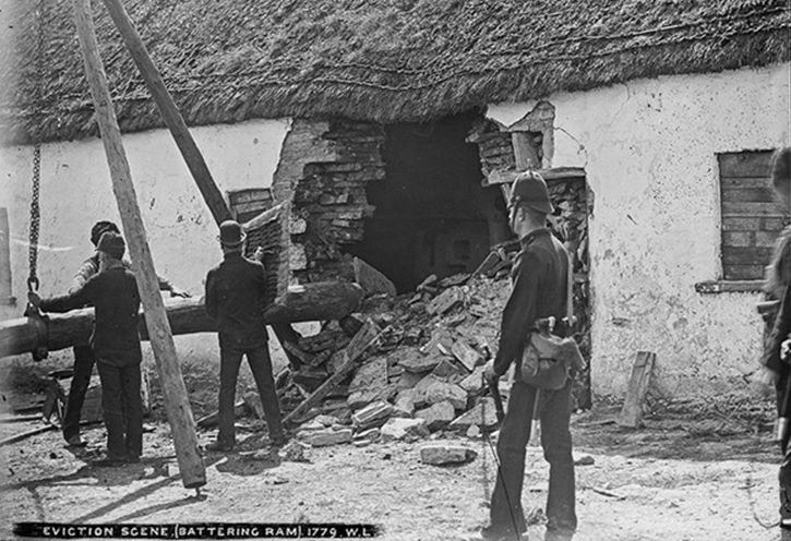Post Famine eviction photographs show how merciless British landlords ...